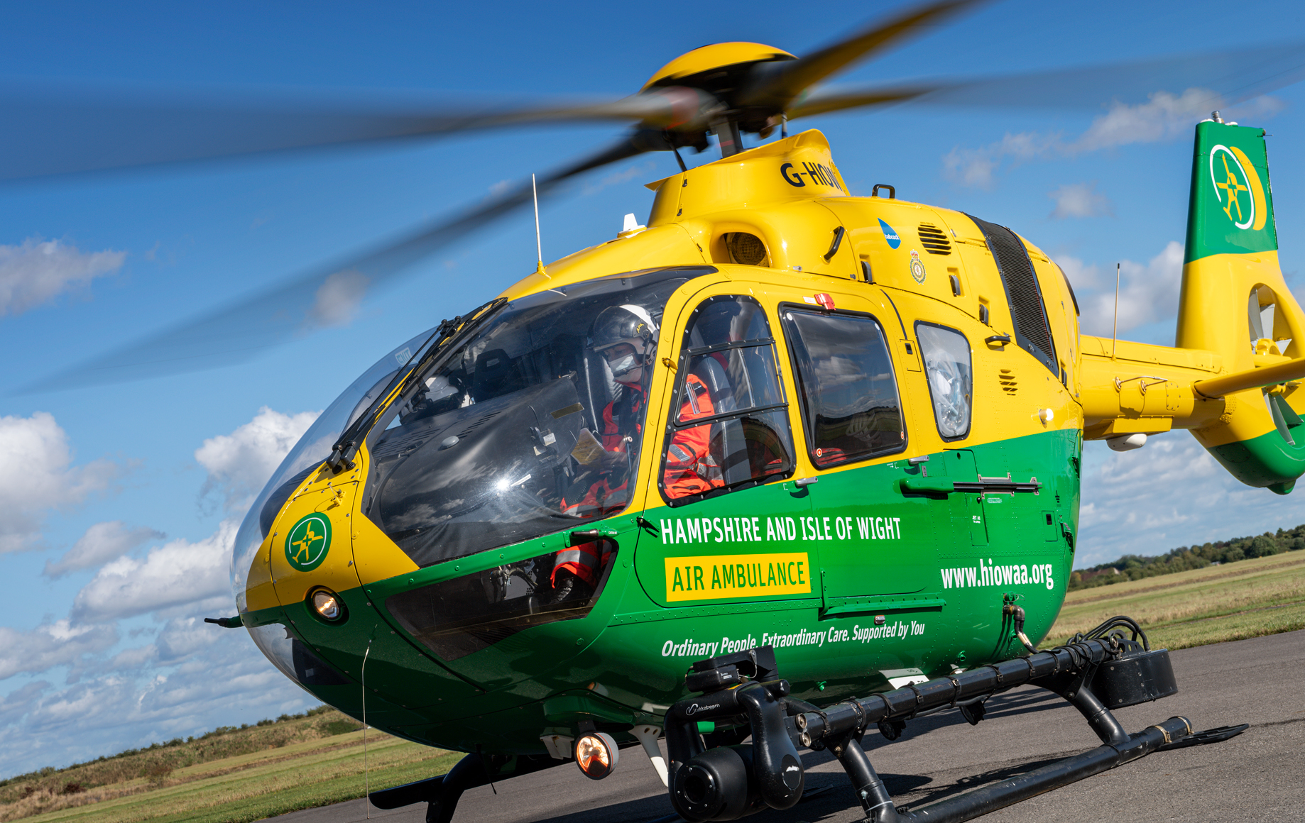 Here's why an air ambulance was spotted over Havant and Waterlooville today
