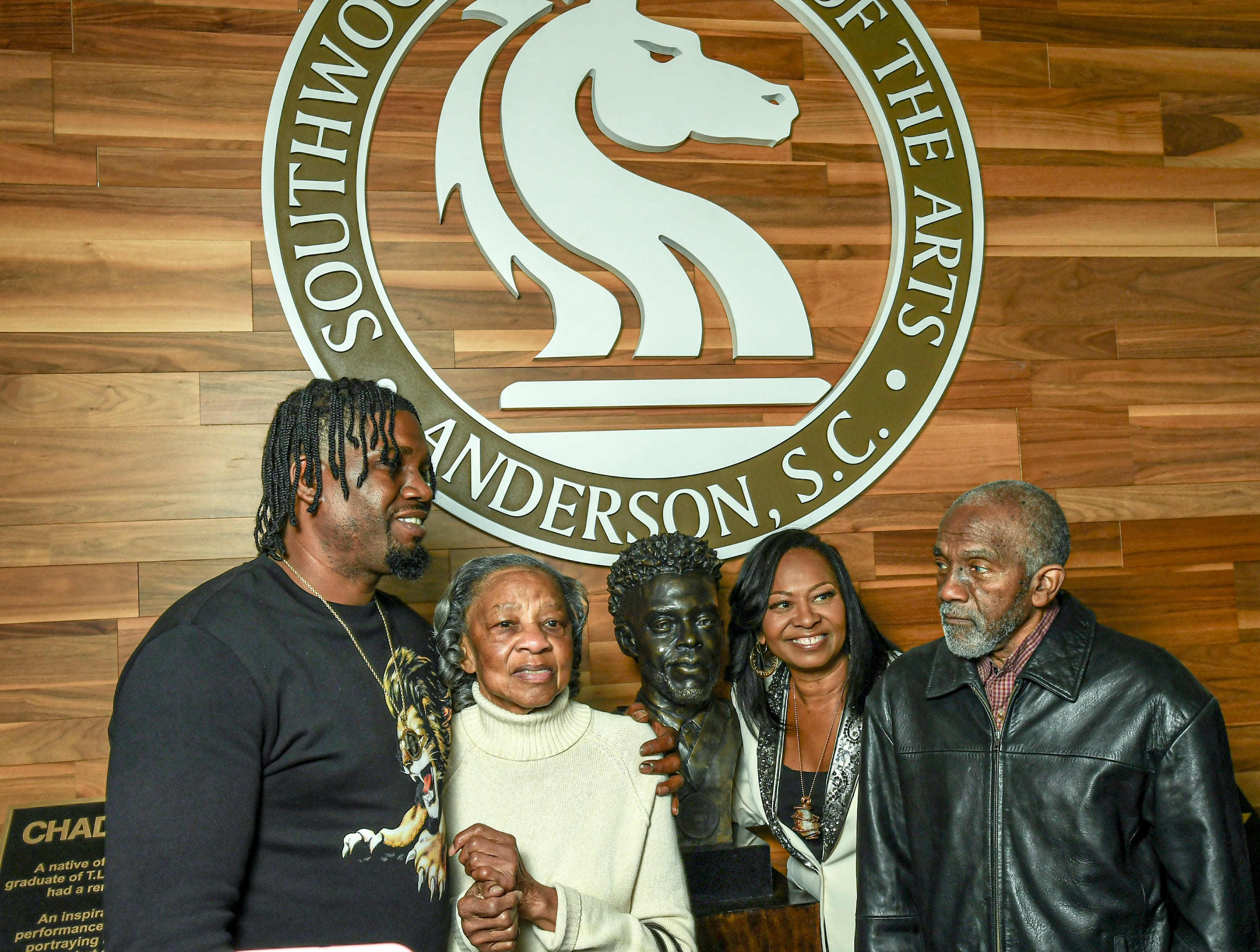 Fine Arts Center in Anderson County renamed for Chadwick Boseman, bust ...