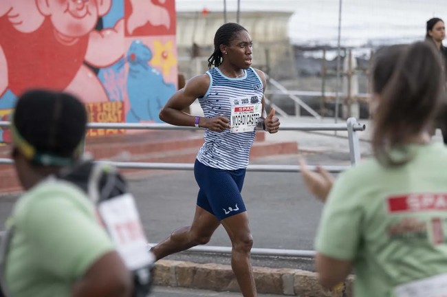 Slow but steady, Caster Semenya cruises to 14th spot in SPAR Women's race