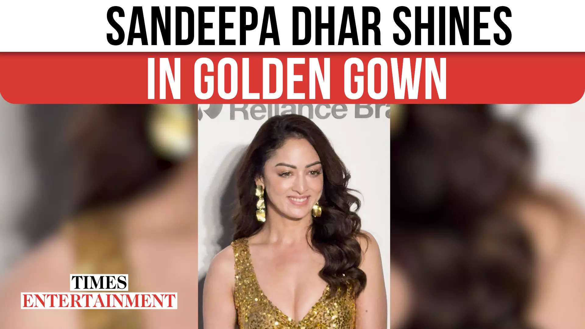 Sandeepa Dhar’s Golden Glam at LFW 2025