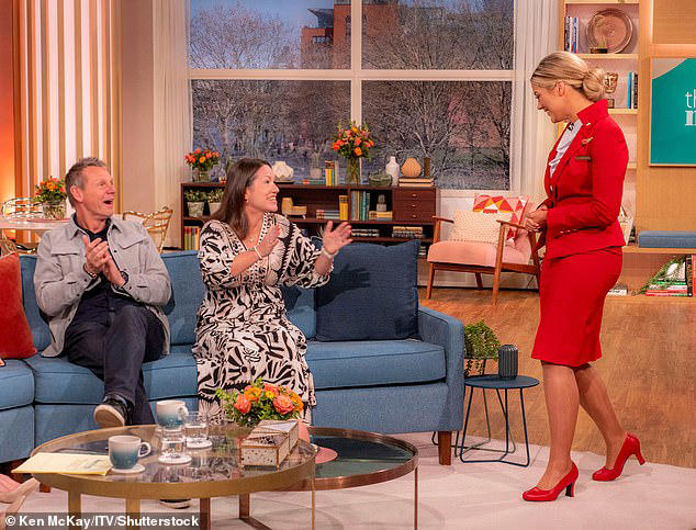 England legend Stuart Pearce reunites with cabin crew member who helped ...