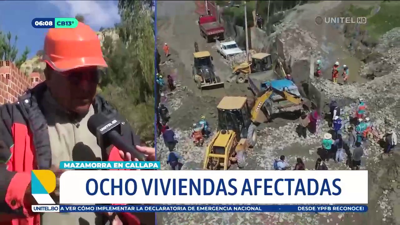 Persiste la alerta roja en Callapa tras la mazamorra que generó temor ...