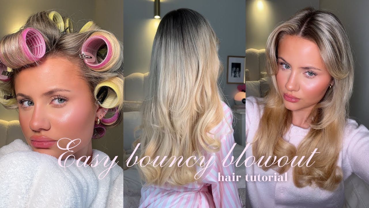 Effortless Hair Roller Blowout – Beginner-Friendly Tutorial