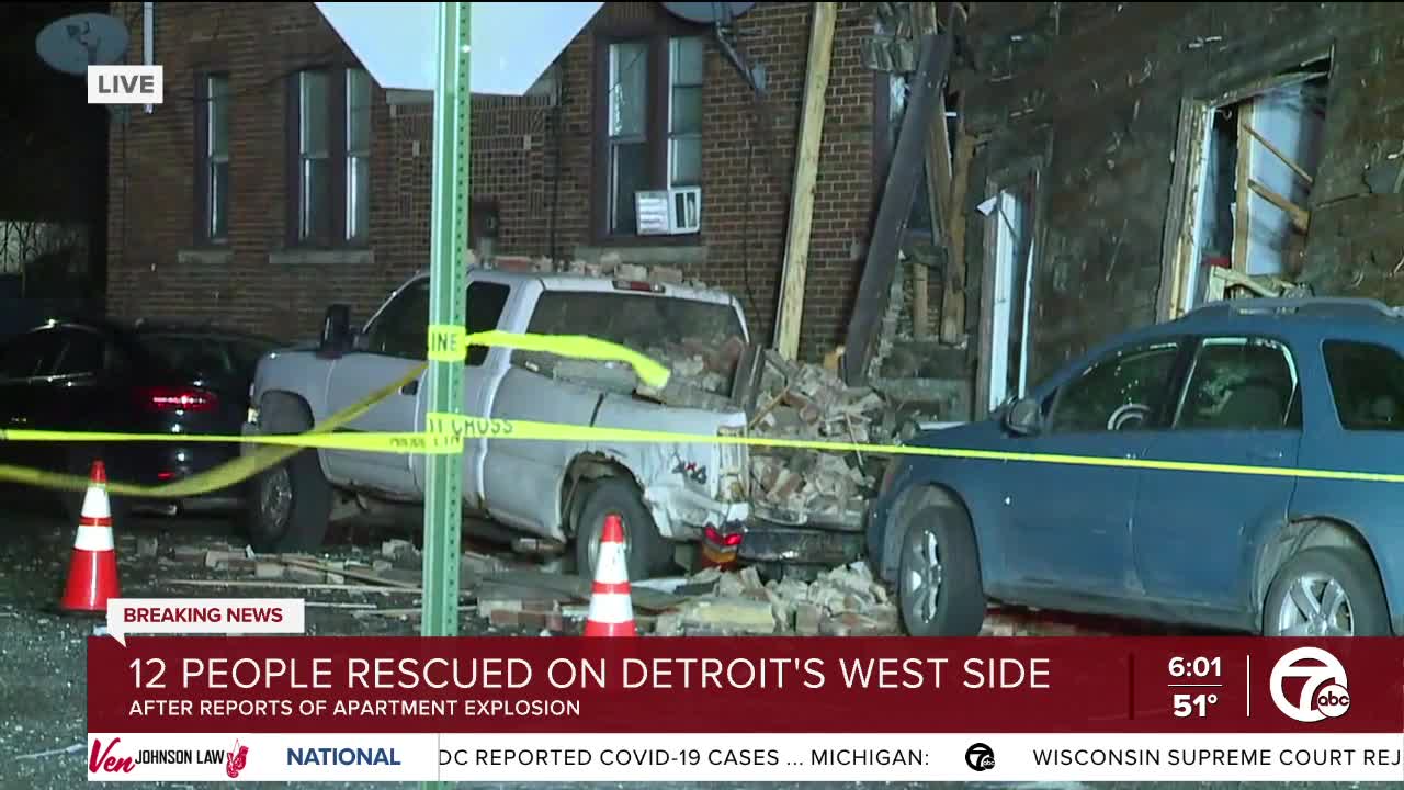7 hospitalized, including 5 kids, after possible explosion on Detroit's ...
