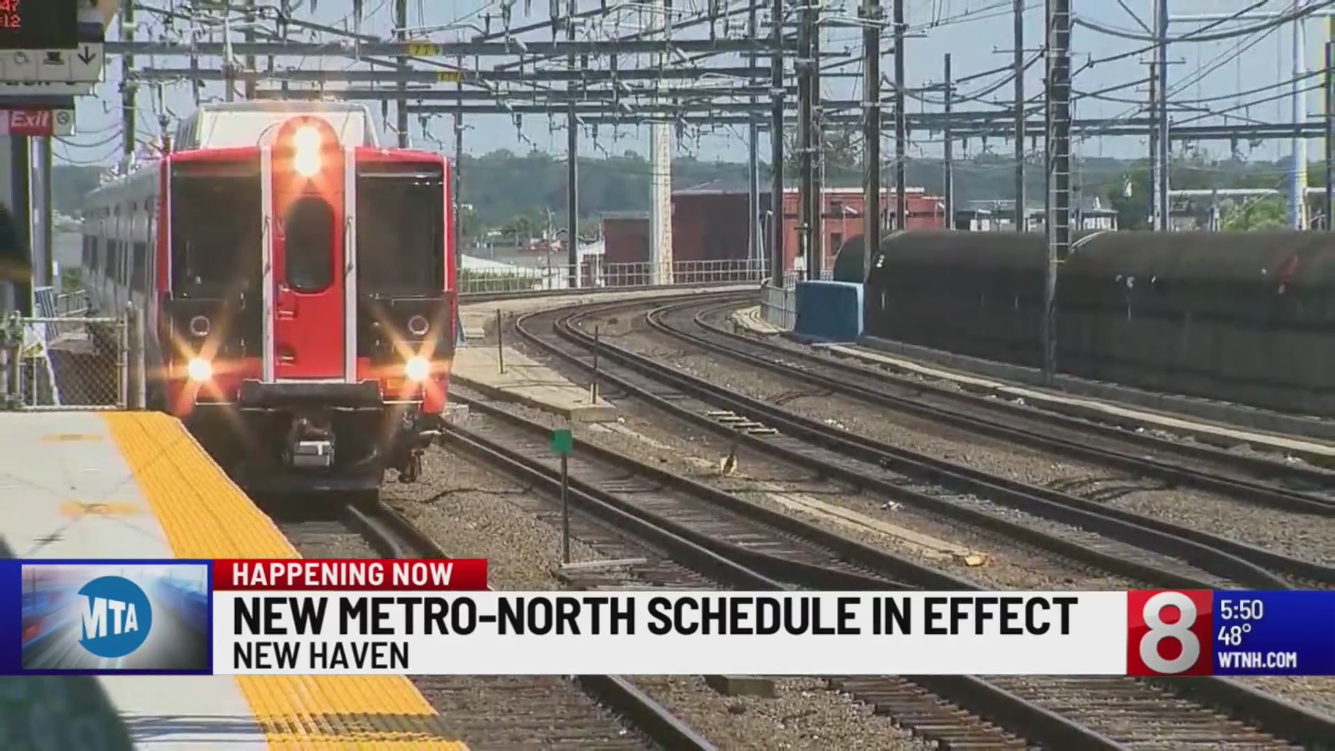 Metro-North updates train schedules out of New Haven