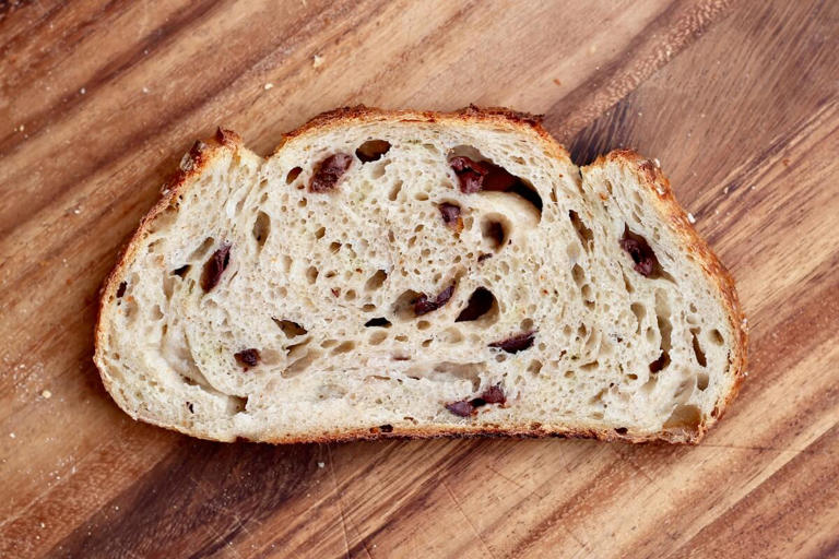 Kalamata Olive Sourdough Bread