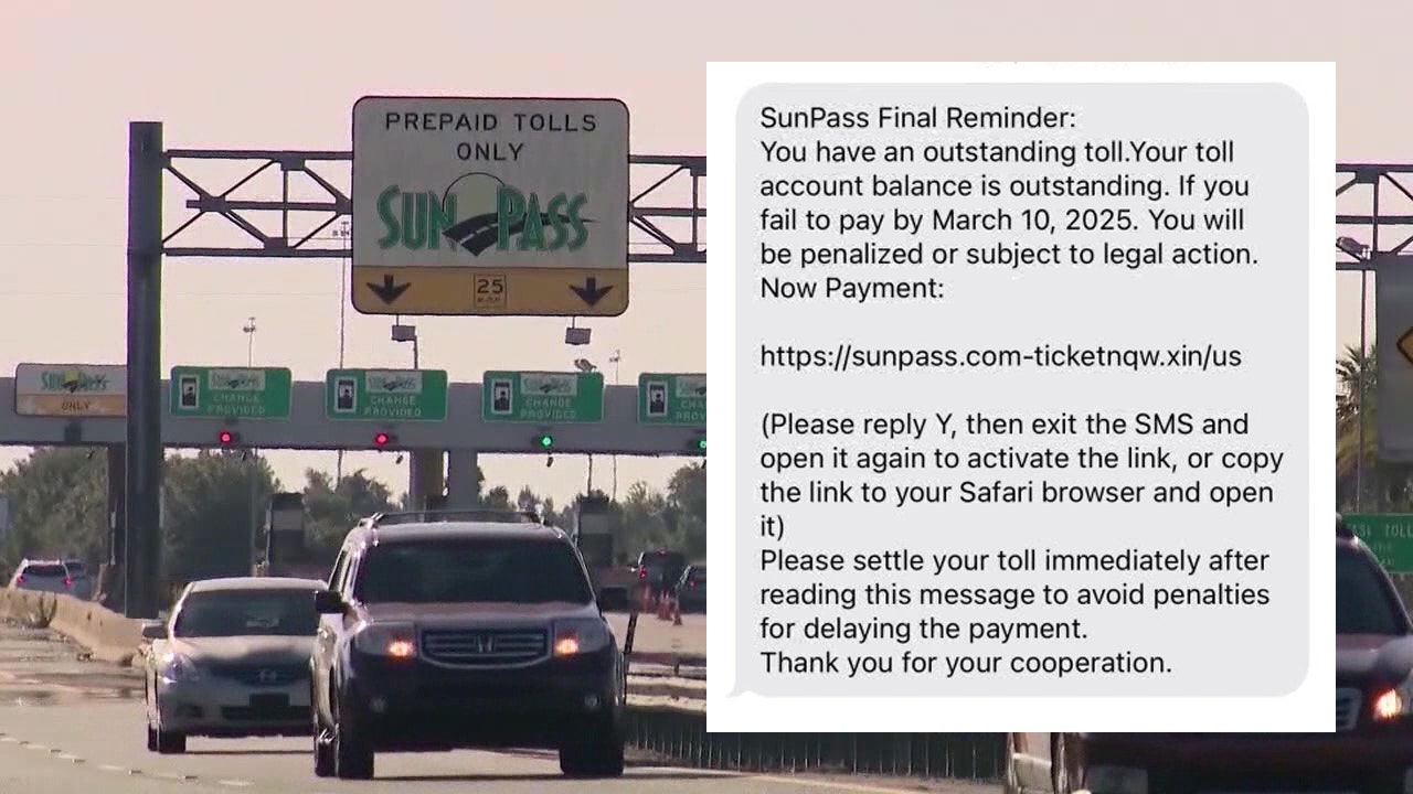 Scammers using AI to improve toll text message scam targeting drivers ...