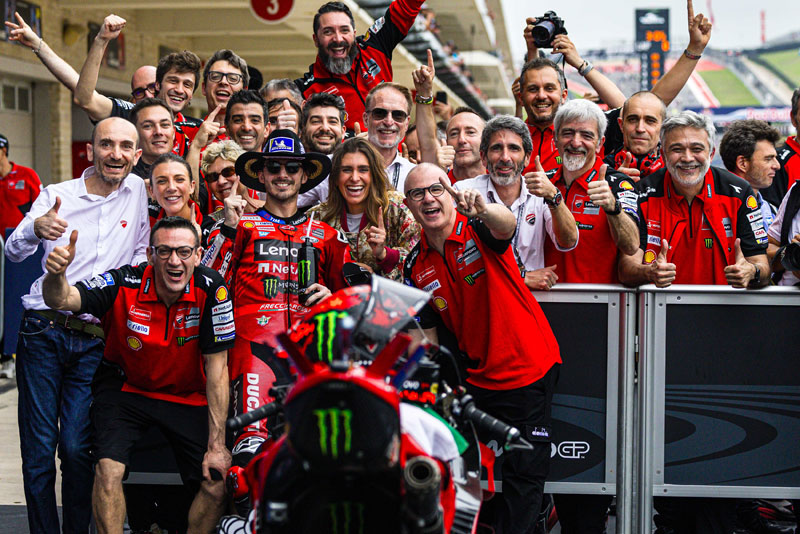 MotoGP, Austin J3, Débriefing Francesco Bagnaia (Ducati/1) : « J’ai dit ‘Marc n’est pas assis ...