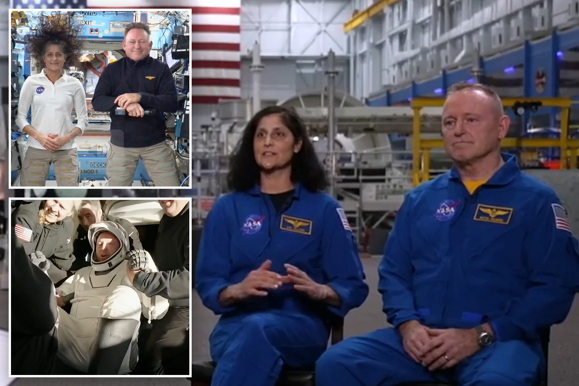 Rescued astronauts share first reactions to hearing they would stay in ...