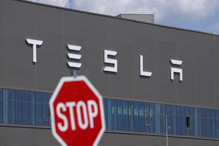 Fire engulfs Tesla dealership in Rome, destroying 17 cars