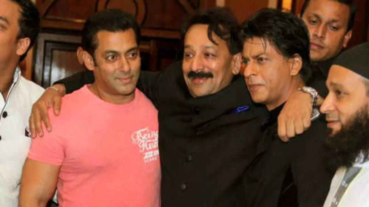 When Baba Siddique ended the Salman Khan and Shah Rukh Khan feud at his ...