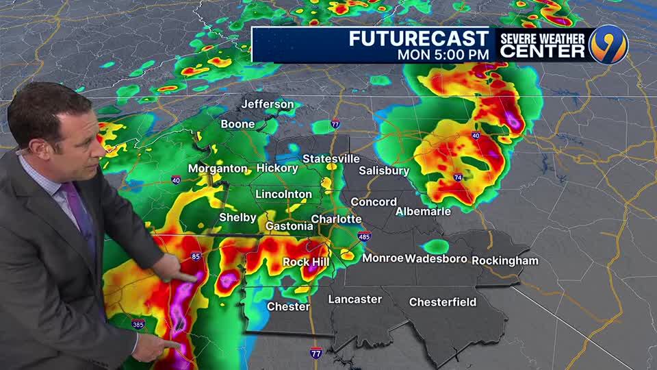 Monday morning's forecast with Meteorologist Keith Monday