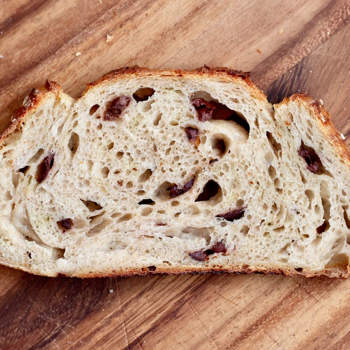 Kalamata Olive Sourdough Bread