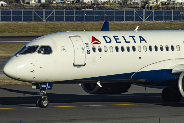 Delta Plane's Wing Hits Runaway While Landing in New York