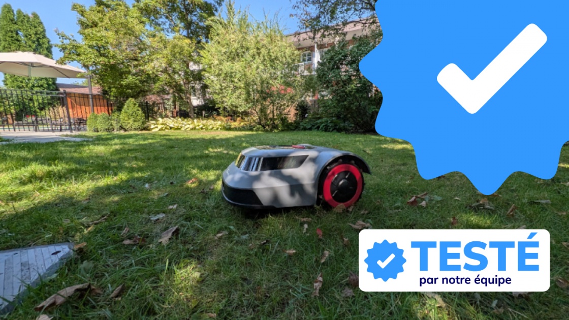 Testé: Cette tondeuse robot coupe le gazon silencieusement