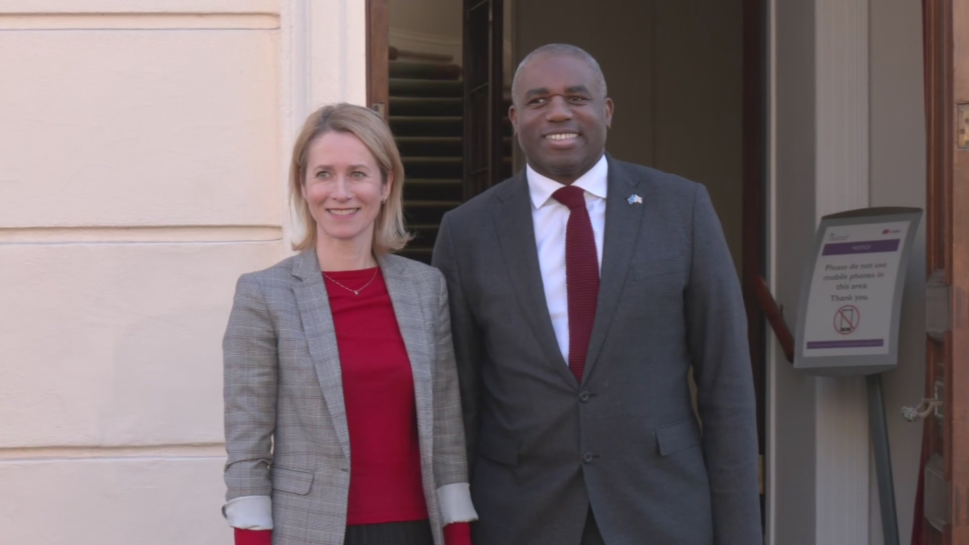 Lammy meets EU's Kallas for Ukraine peace talks