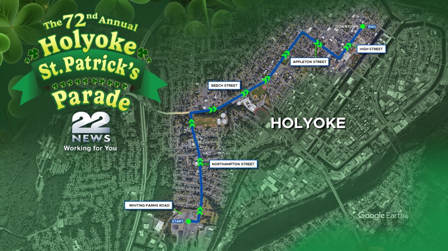 72nd annual Holyoke St. Patrick’s Parade march lineup