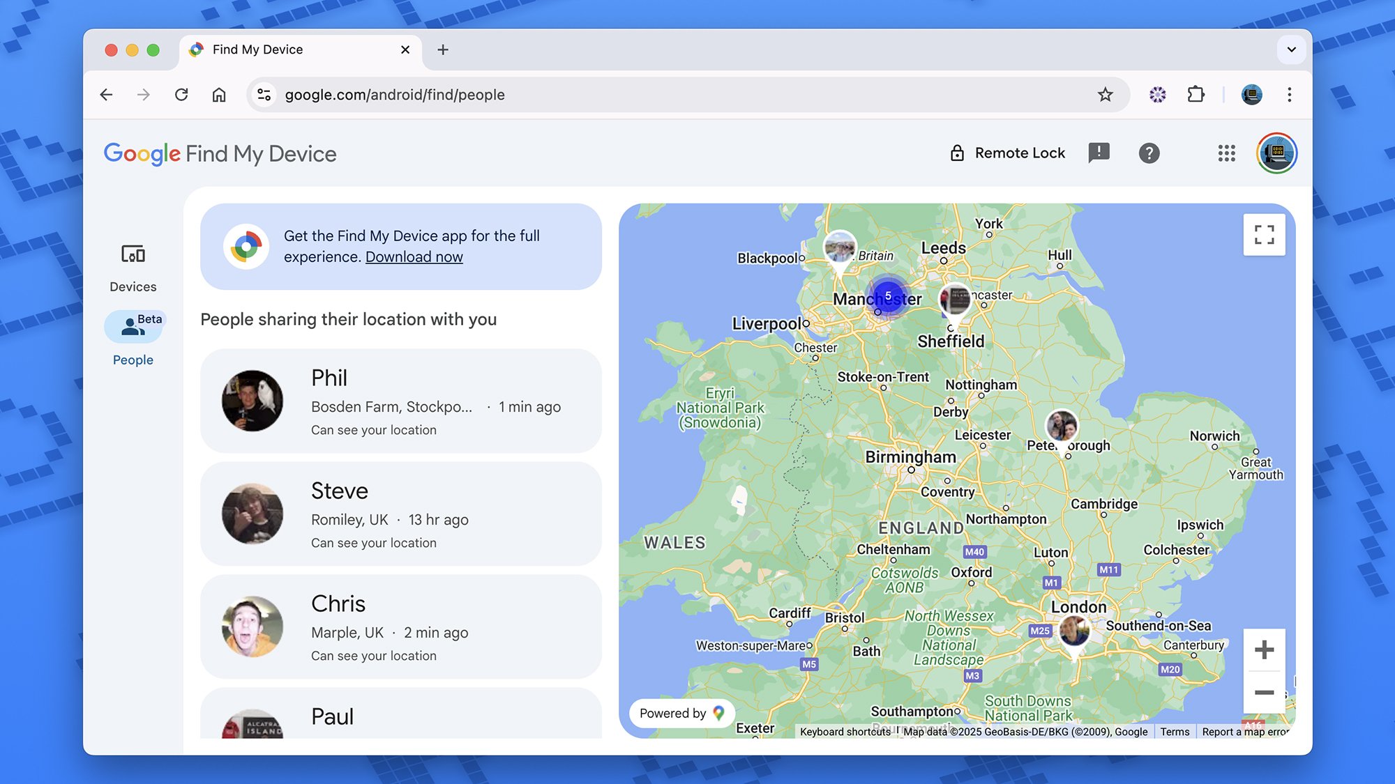 'Find My Device' for Android Now Lets You Track People