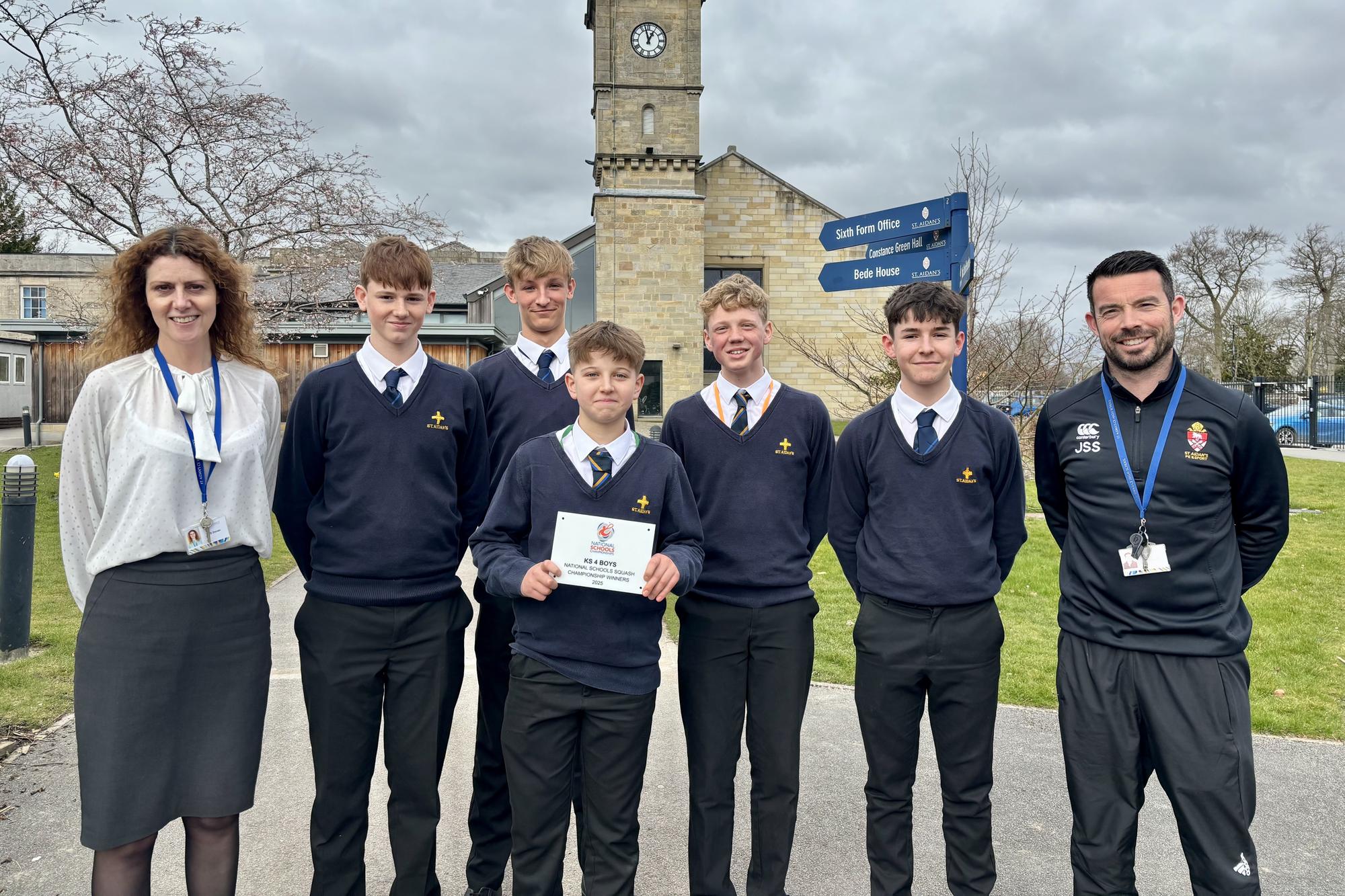 Harrogate secondary school squash team crowned national champions after ...