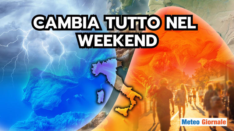 Nel WEEKEND torna il METEO tempestoso. Occhio ai TEMPORALI su queste REGIONI
