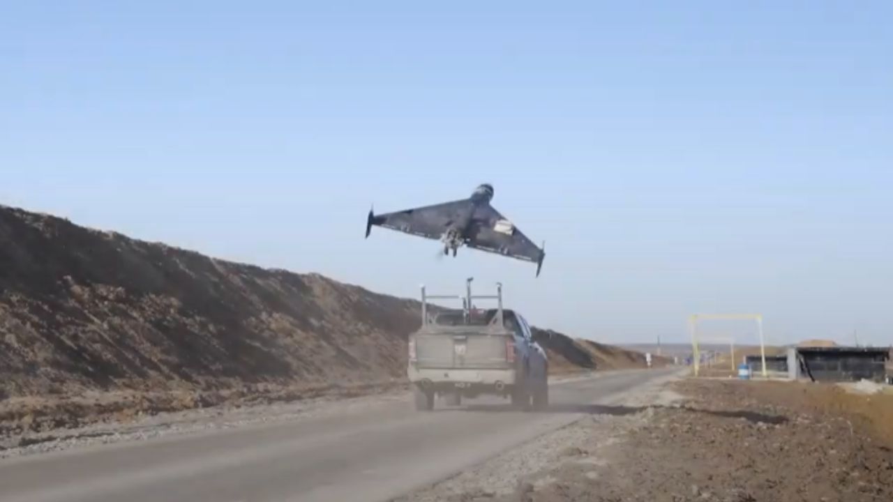 Russian forces launch Shahed drones using pickup trucks