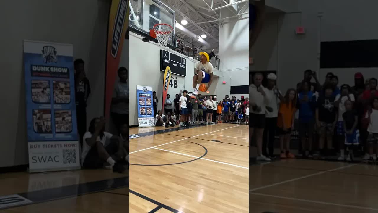 Amazing Dunks at Lifetime Fitness Basketball Court