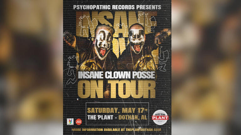 Insane Clown Posse coming to Dothan