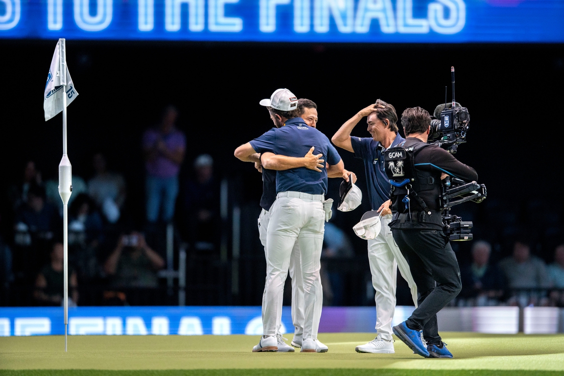 Thrilling photos show the excitement of the TGL semifinal match at SoFi ...