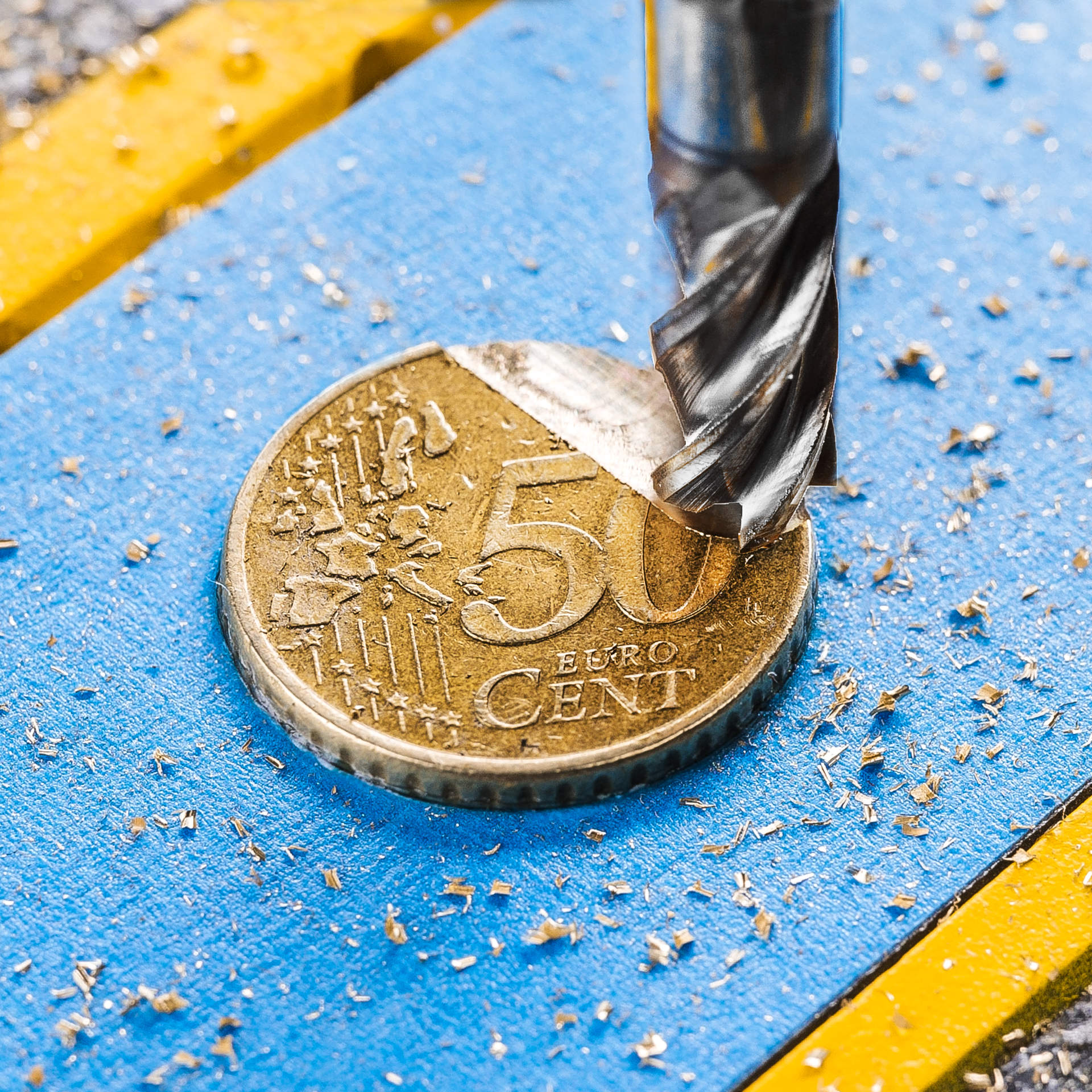 Step-by-step making a collar for a pet out of a coin