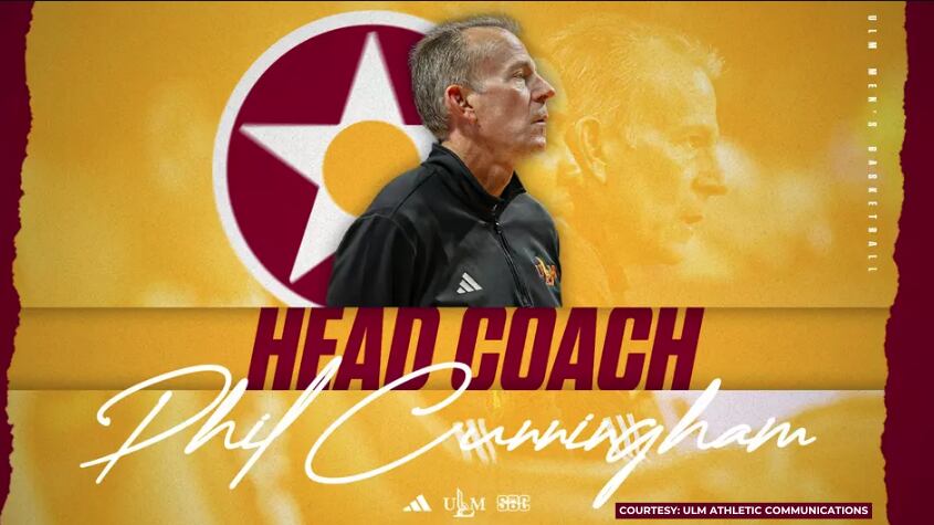 ULM names Phil Cunningham as new men’s basketball coach