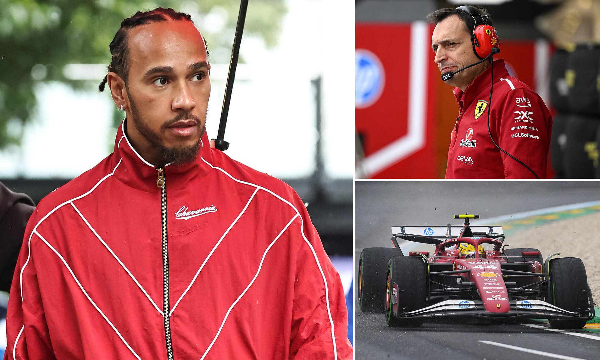 Lewis Hamilton's 'embarrassing' Ferrari debut is savaged by former F1 ...