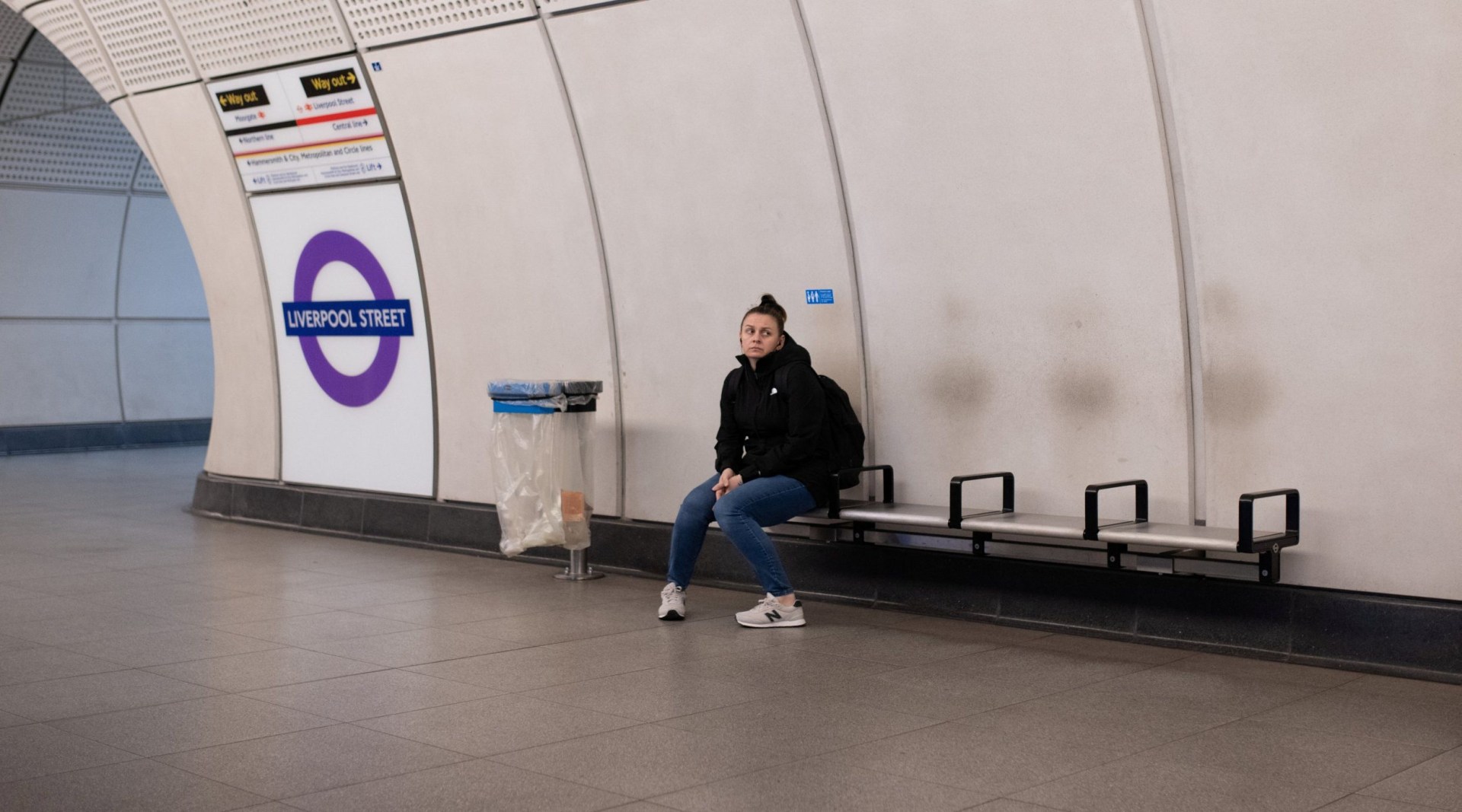 What are the 'ghost marks' on London Underground?