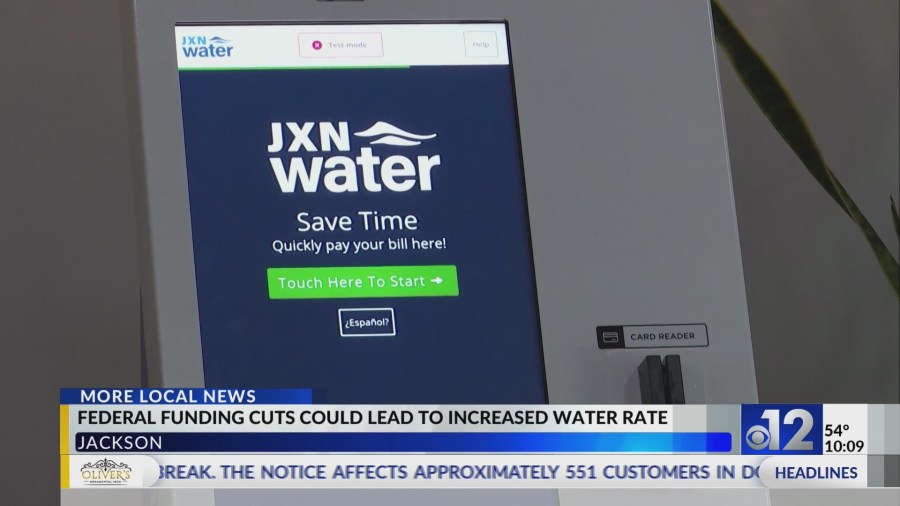 Funding cuts could lead to increased JXN Water rates