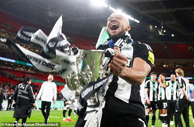 Revealed: Newcastle's Carabao Cup triumph over Liverpool was watched by a record EIGHT million ...