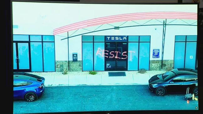 Evidence recovered from 'targeted attack' on Las Vegas Teslas