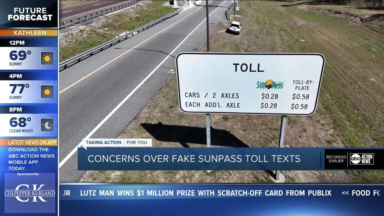 Officials are tracking a rise in toll payment text scams