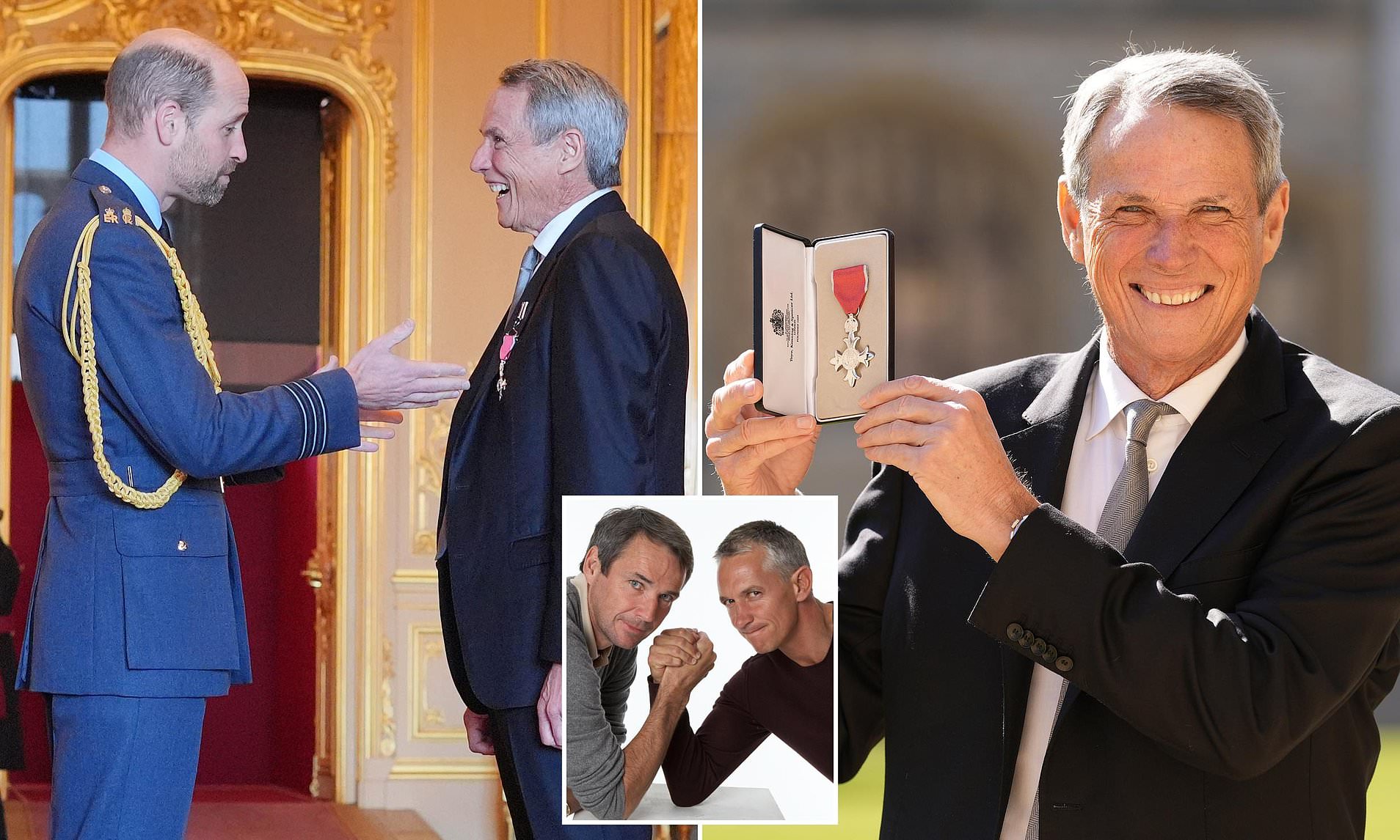 Match of the Day legend Alan Hansen looks in great spirits as Prince ...