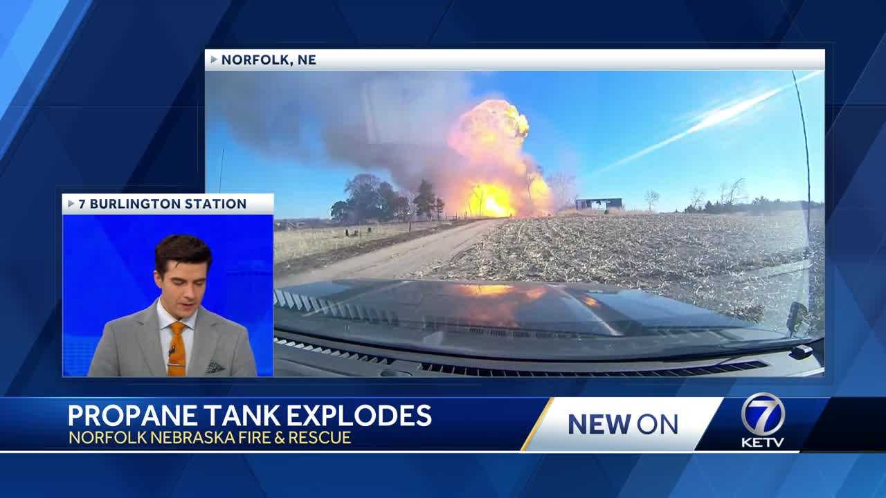 Unbelievable video shows propane tank exploding as Norfolk crews ...