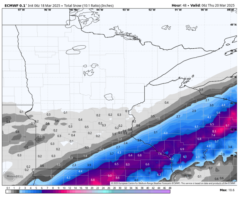 Blizzard warning in Minnesota: Up to a foot of snow, whiteout conditions