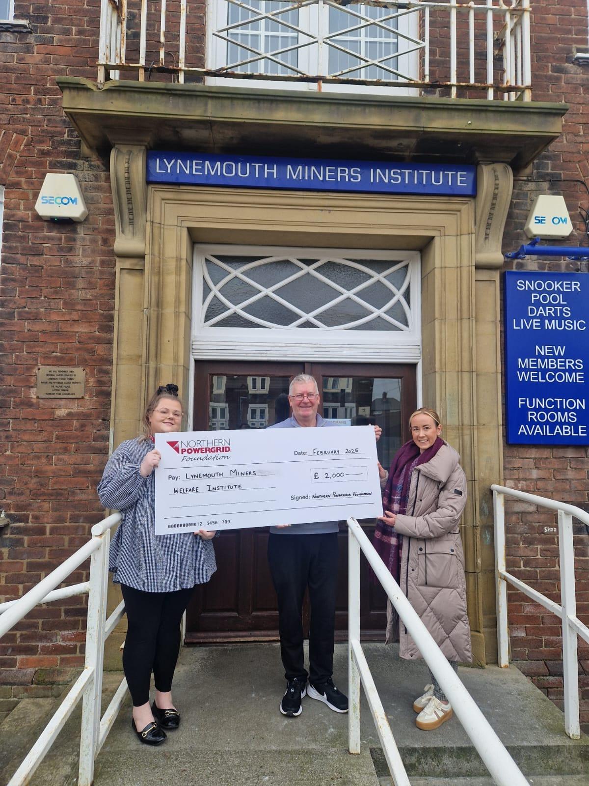 Lynemouth Miners Welfare Institute secures Northern Powergrid community ...