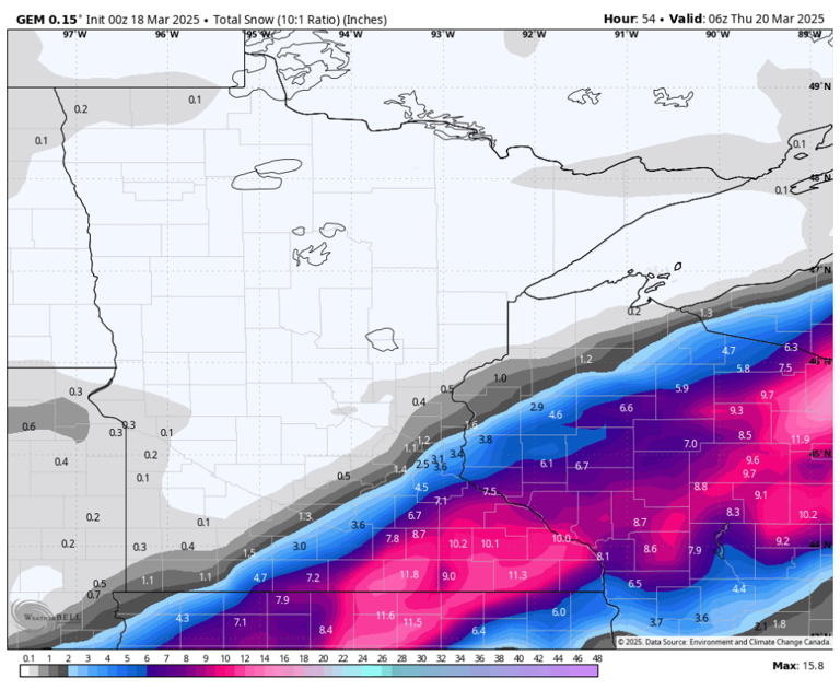 Blizzard warning in Minnesota: Up to a foot of snow, whiteout conditions