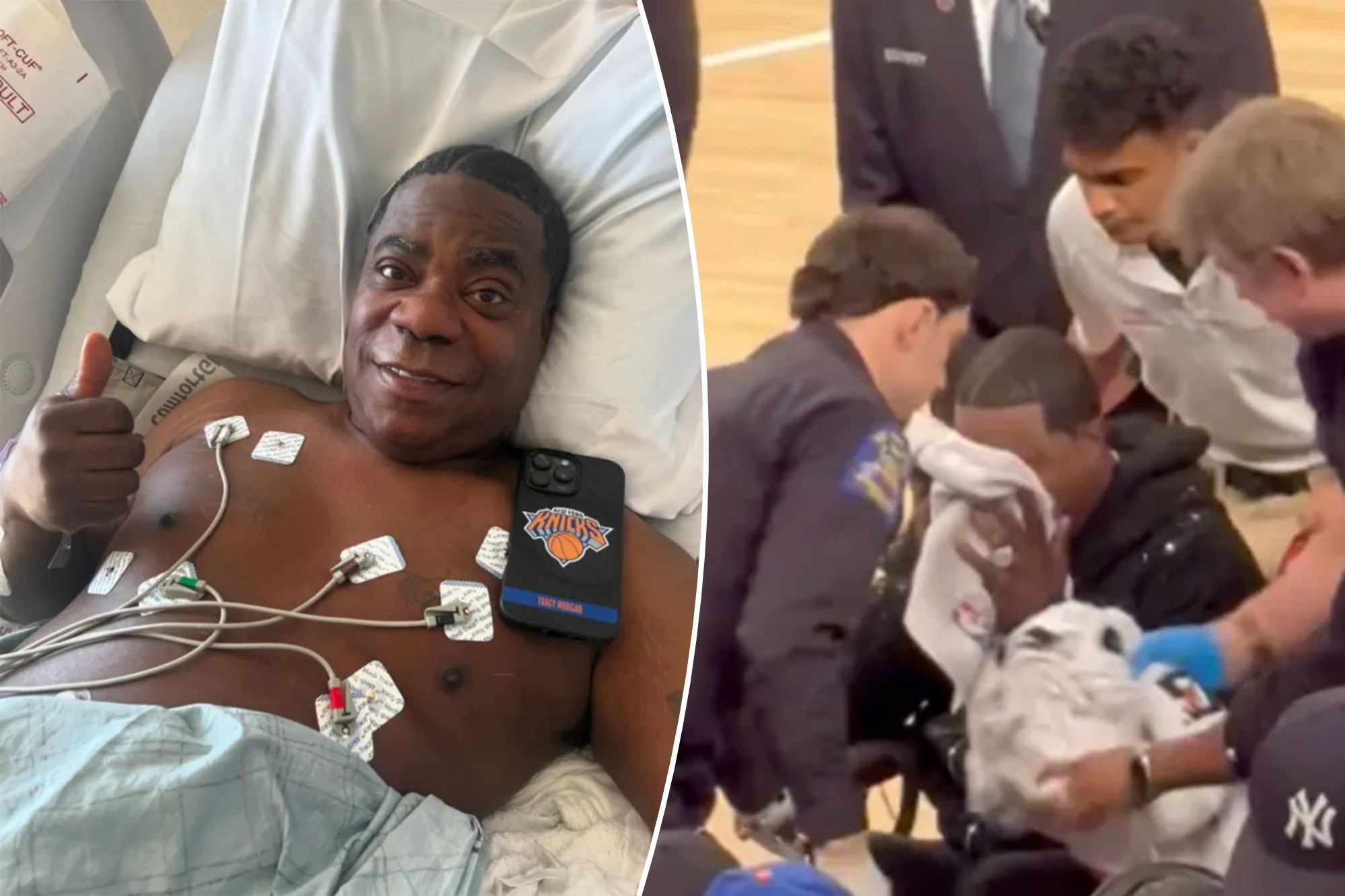 Tracy Morgan reveals reason for vomiting at Knicks game in post from ...