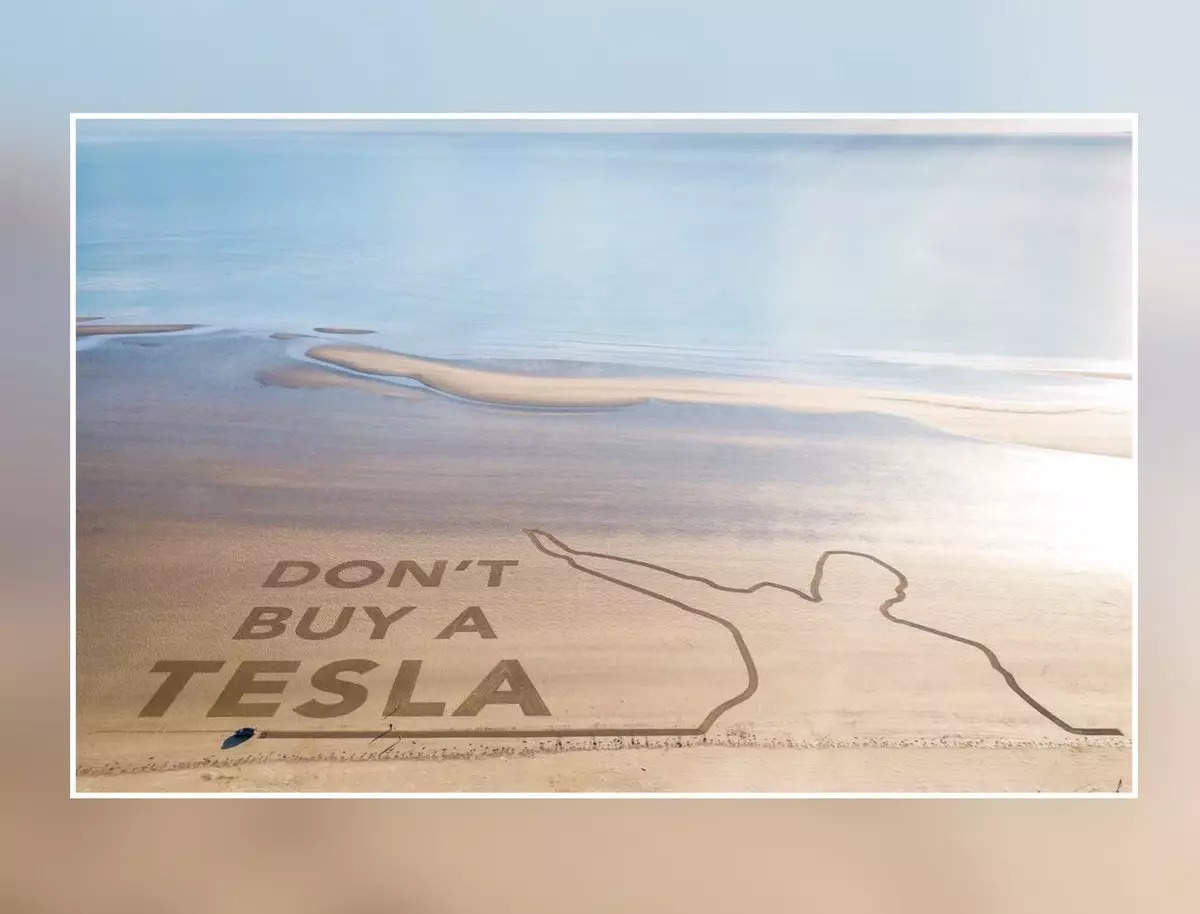 World’s largest ‘Don’t buy a Tesla’ protest unfolds on Welsh beach with ...