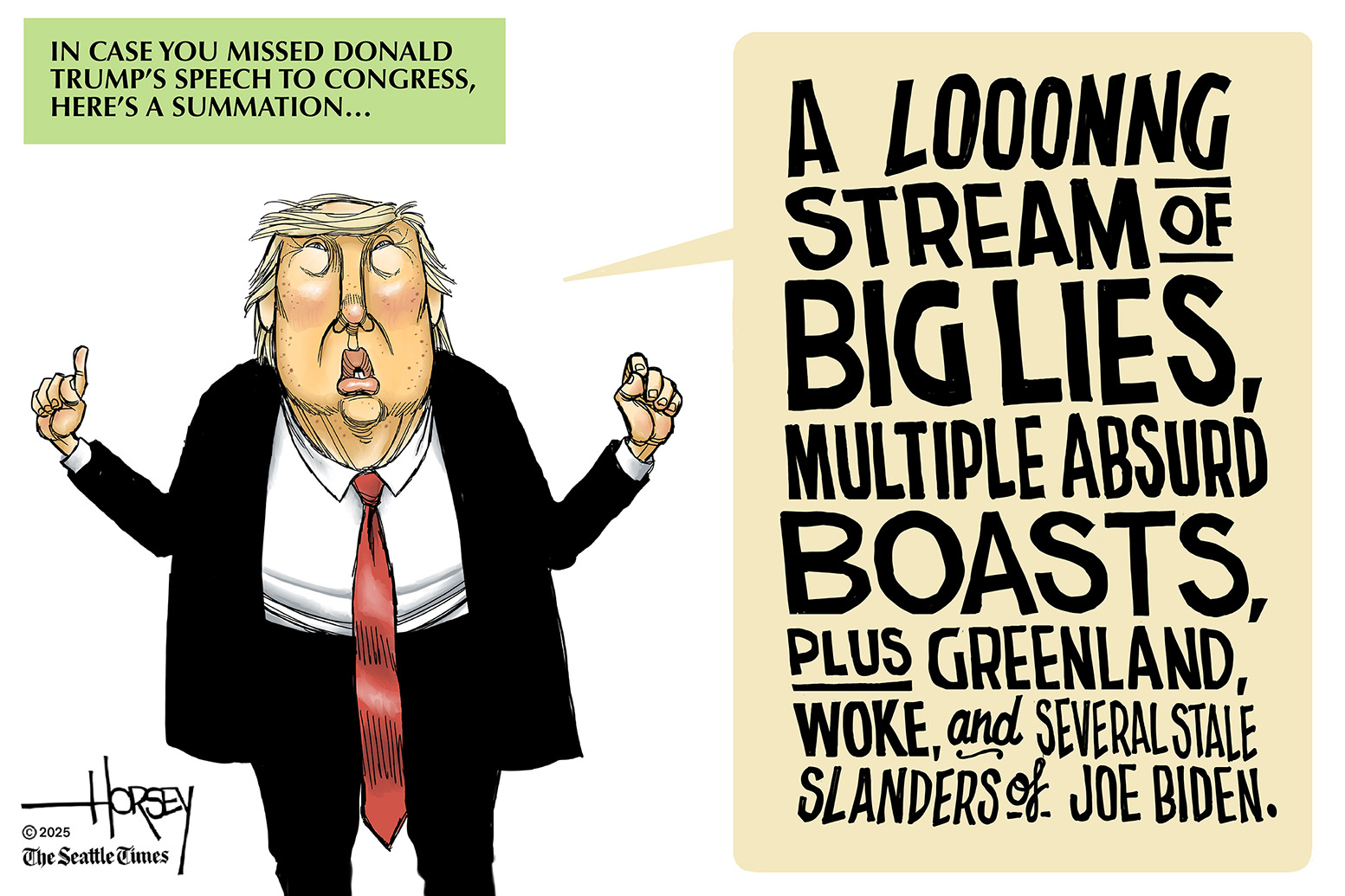 The Latest Political Cartoons From David Horsey