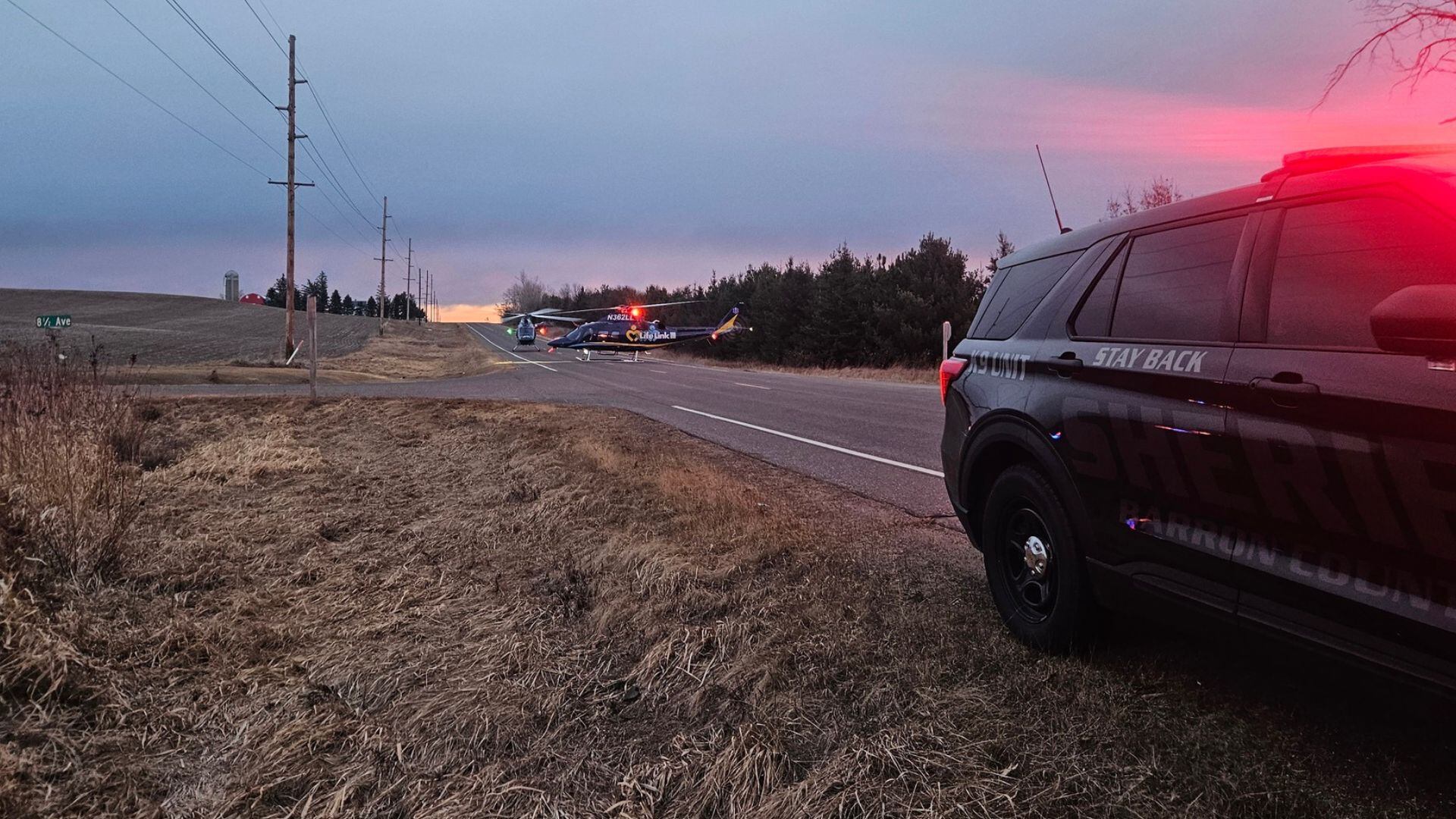 1 person dead, 2 people hurt following single-vehicle crash in Barron ...