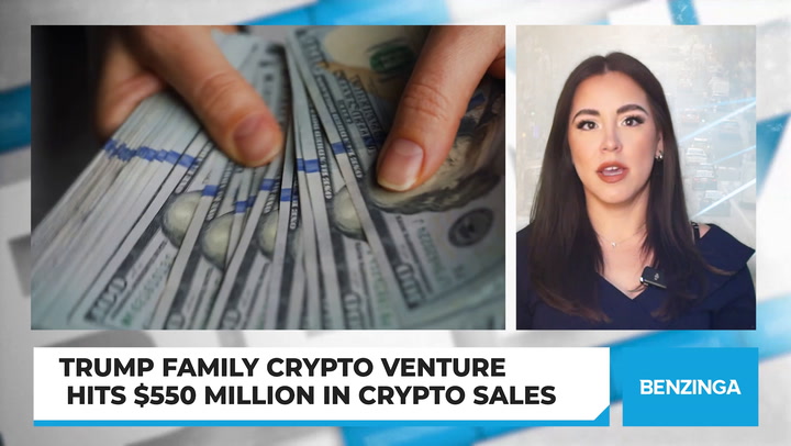 Trump Family Crypto Venture Hits $550 Million In Crypto Sales