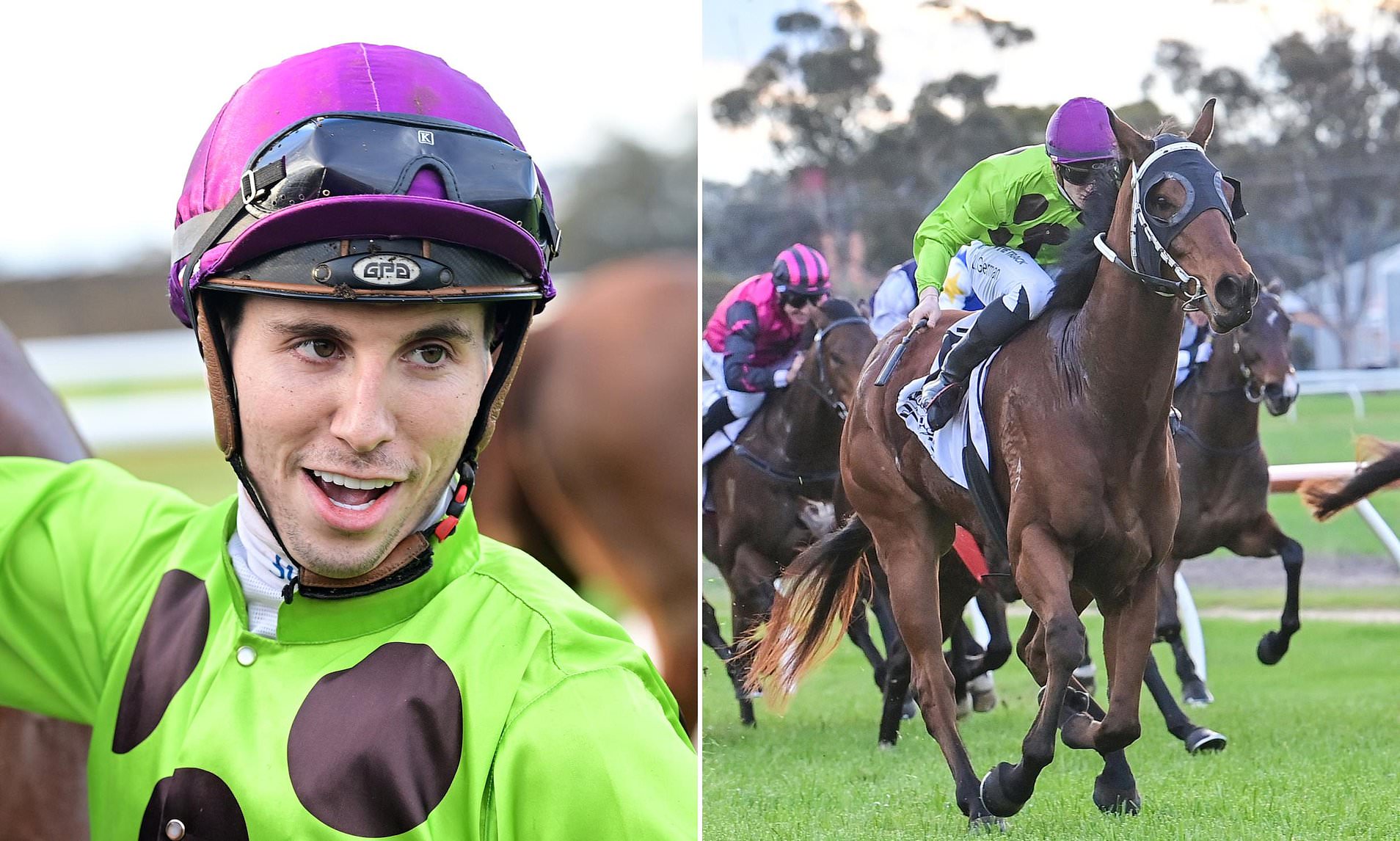 Lewis German: Jockey is slapped with a monster 10-year ban for role in ...