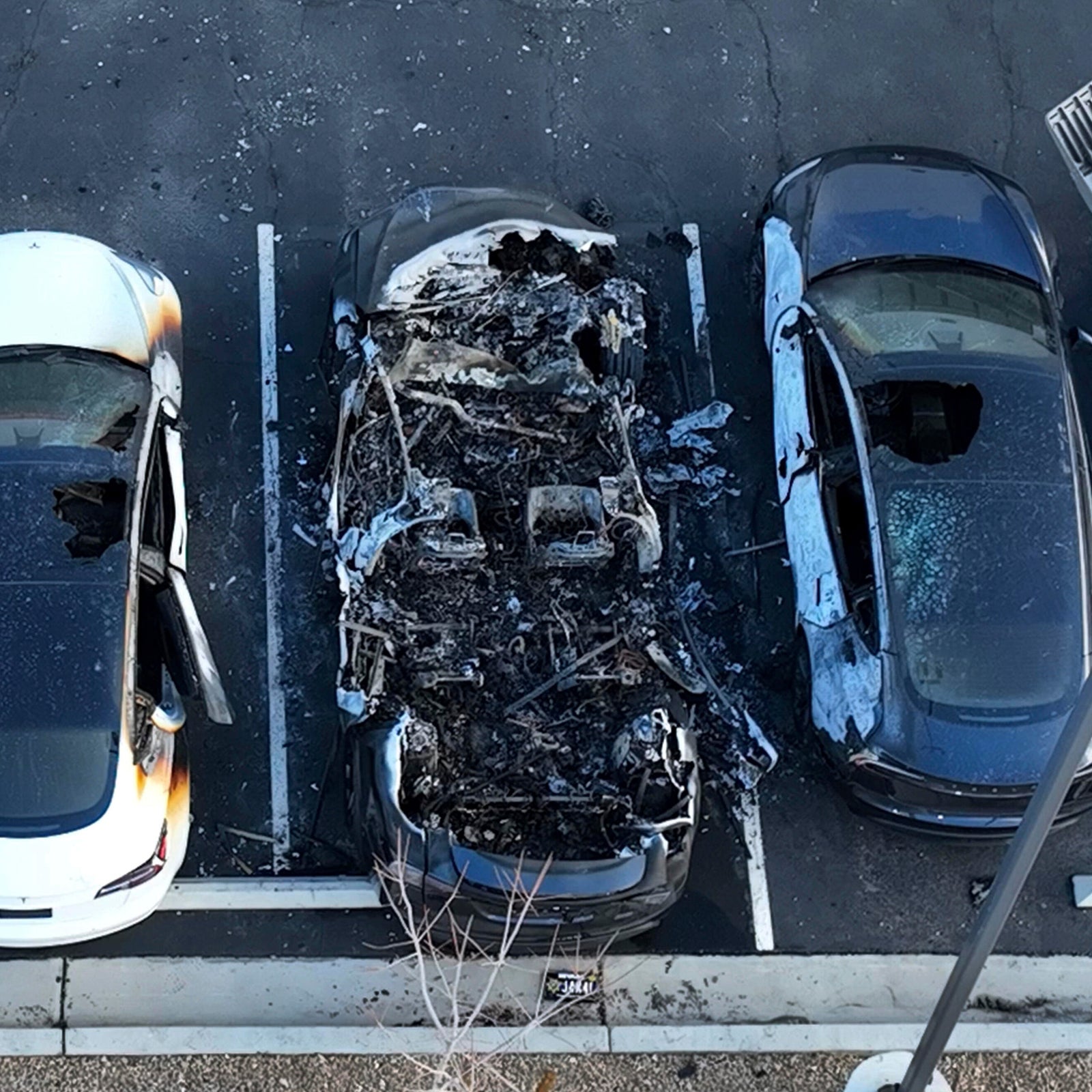 Teslas in Las Vegas set on fire in "targeted attack," police say