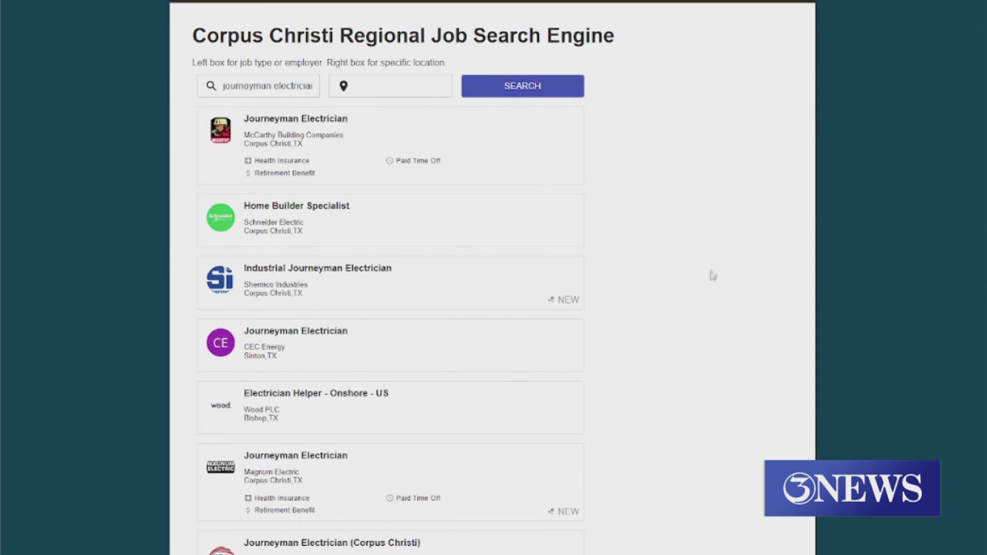More than 11,000 jobs available around the Coastal Bend