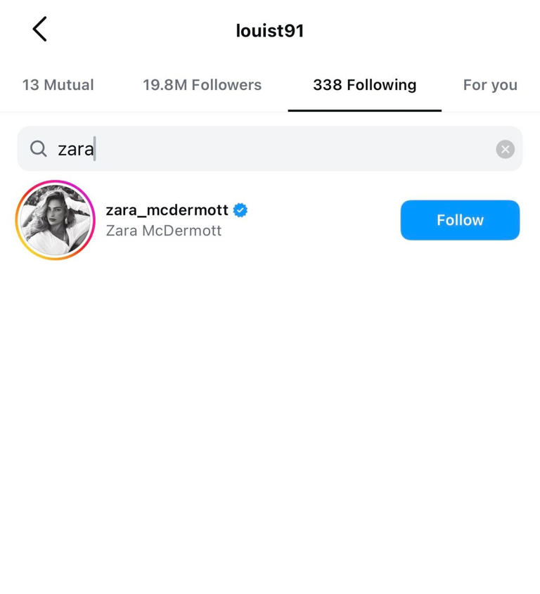 Zara McDermott shares rare picture with boyfriend Louis Tomlinson